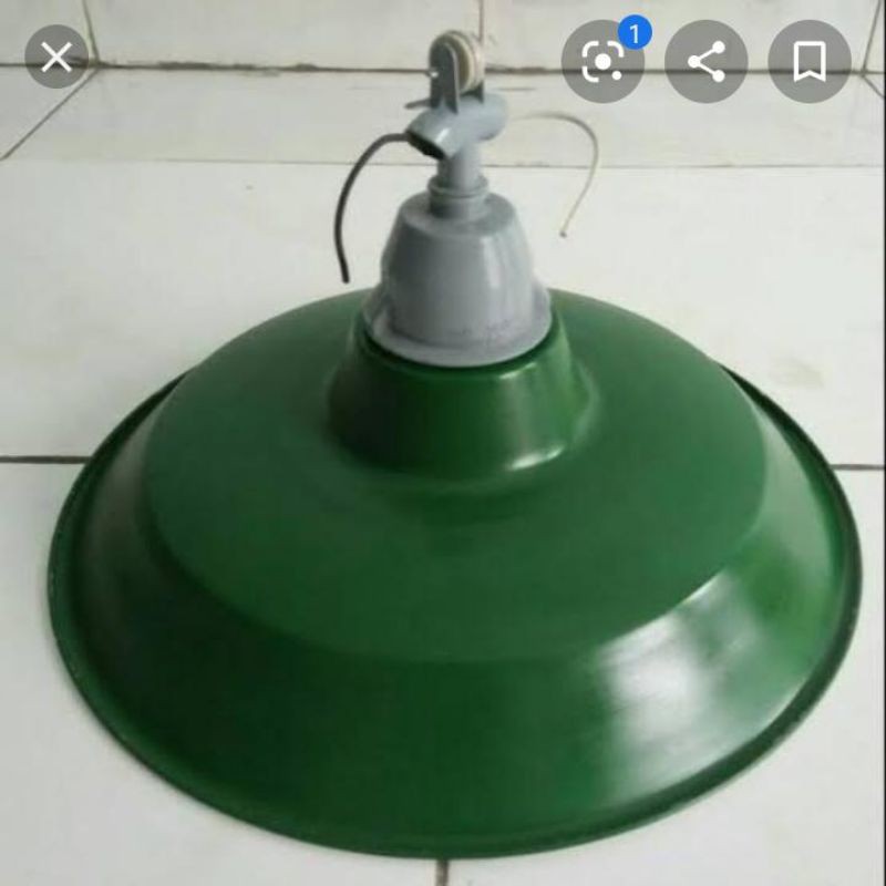 Jual KAP LAMPU GANTUNG WD E40 + FITTING GANTUNG BESI E40 - KAP LAMPU ...