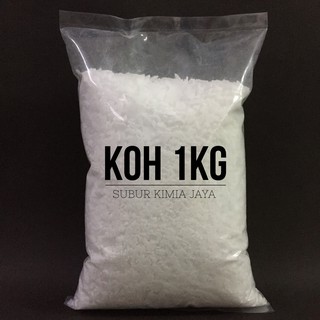 Jual KOH / Potassium Hydroxide 1 kg Indonesia|Shopee Indonesia