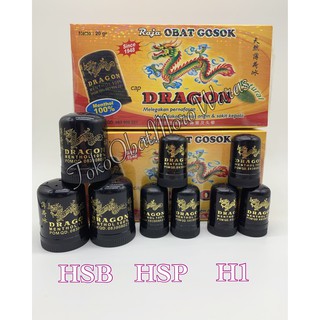 Jual Dragon Menthol Cone - Obat Gosok Dragon HSB 20gram, HSP 8gram, H1 ...