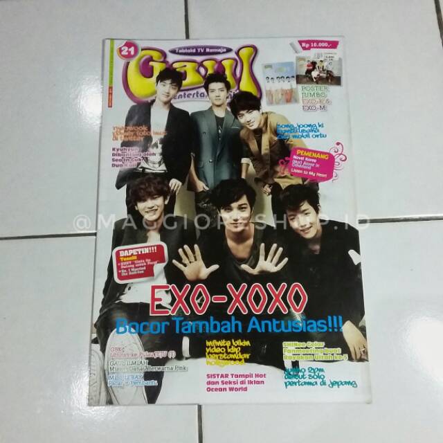 Jual Majalah GAUL EXO (Majalah K-POP - EXO) | Shopee Indonesia