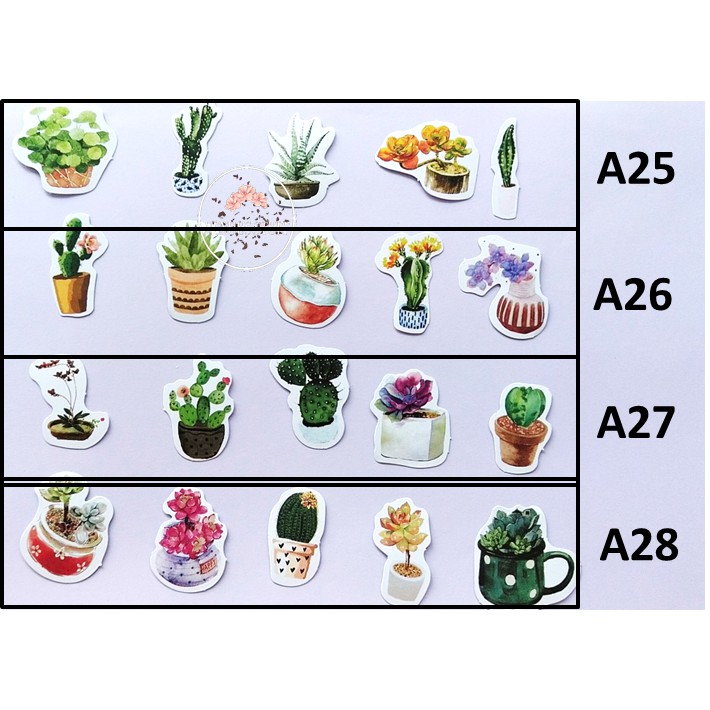 Jual Stiker Motif Tanaman Isi 5 pcs | Shopee Indonesia