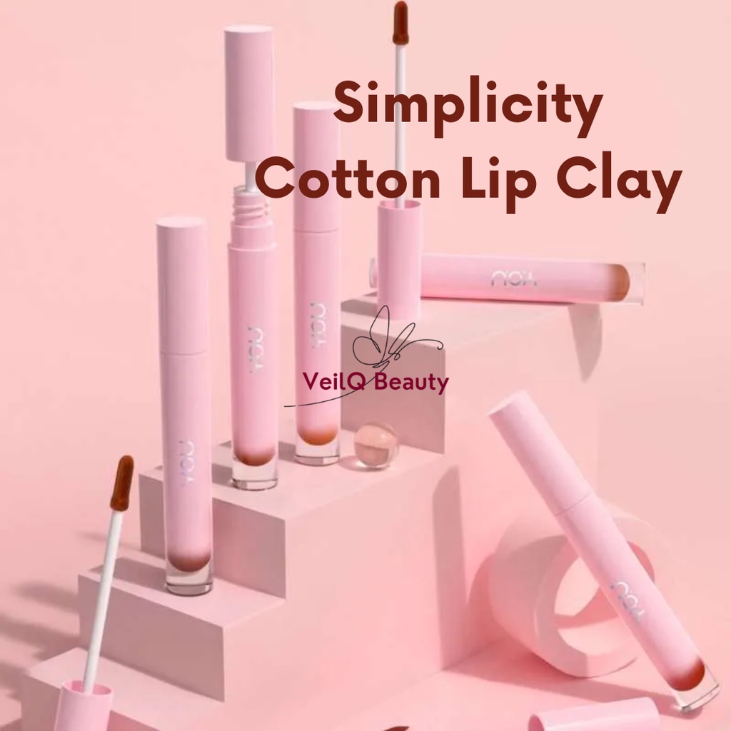 Jual YOU Simplicity Cotton Lip Clay Lipcream | Shopee Indonesia