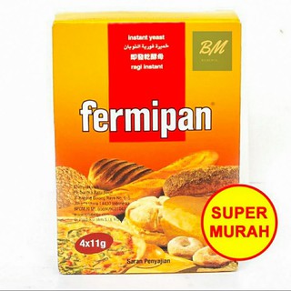 Jual Fermipan Ragi Instan 4 x 11 gr - Ragi Instant Kering Dry Yeast ...