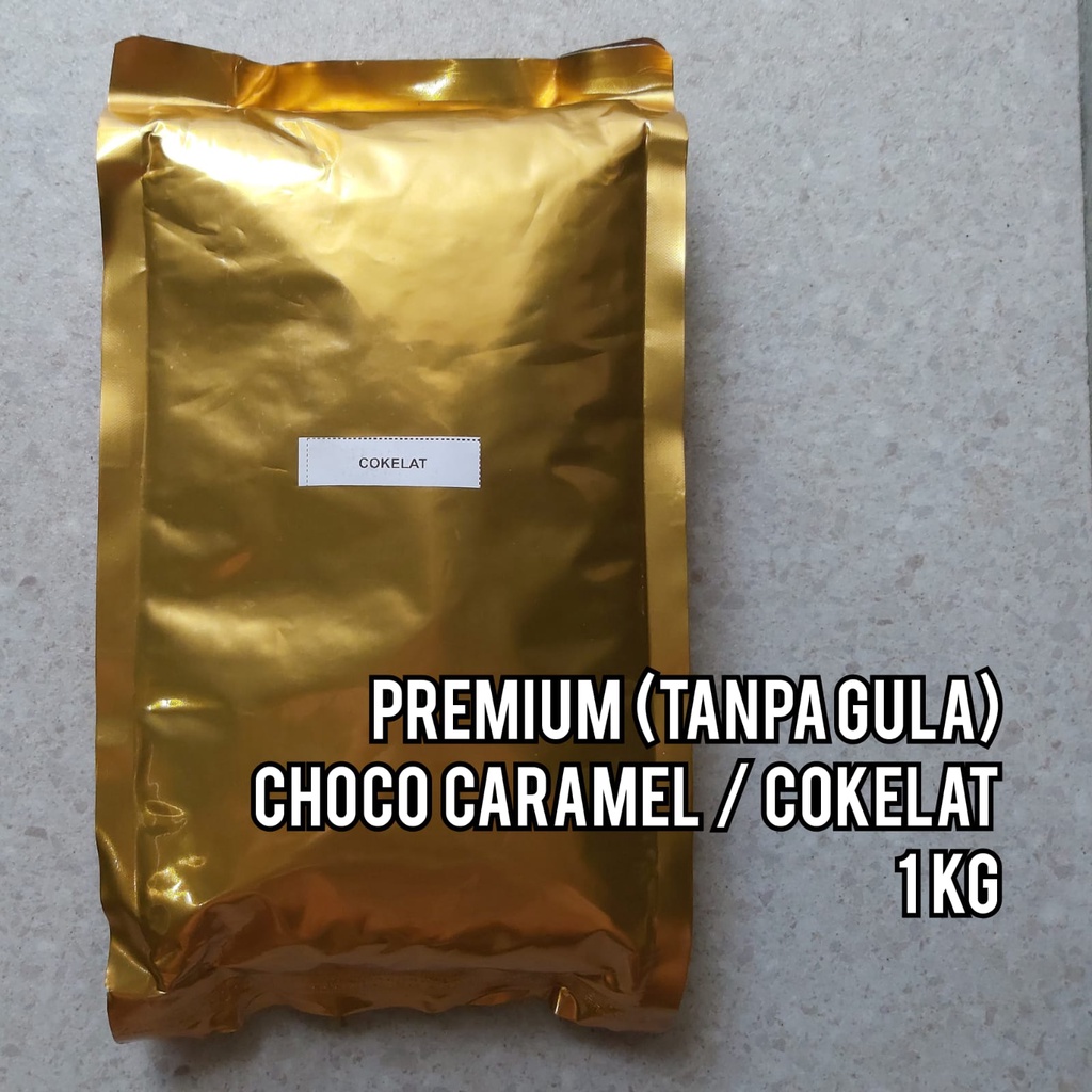 Jual Bubuk minuman rasa PREMIUM Cokelat caramel 1kg bubuk minuman tanpa ...