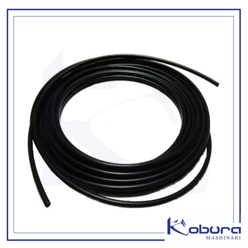 Jual Selang PU hitam 4 x 6 mm selang pneumatic dijual per meter (meteran) | Shopee Indonesia