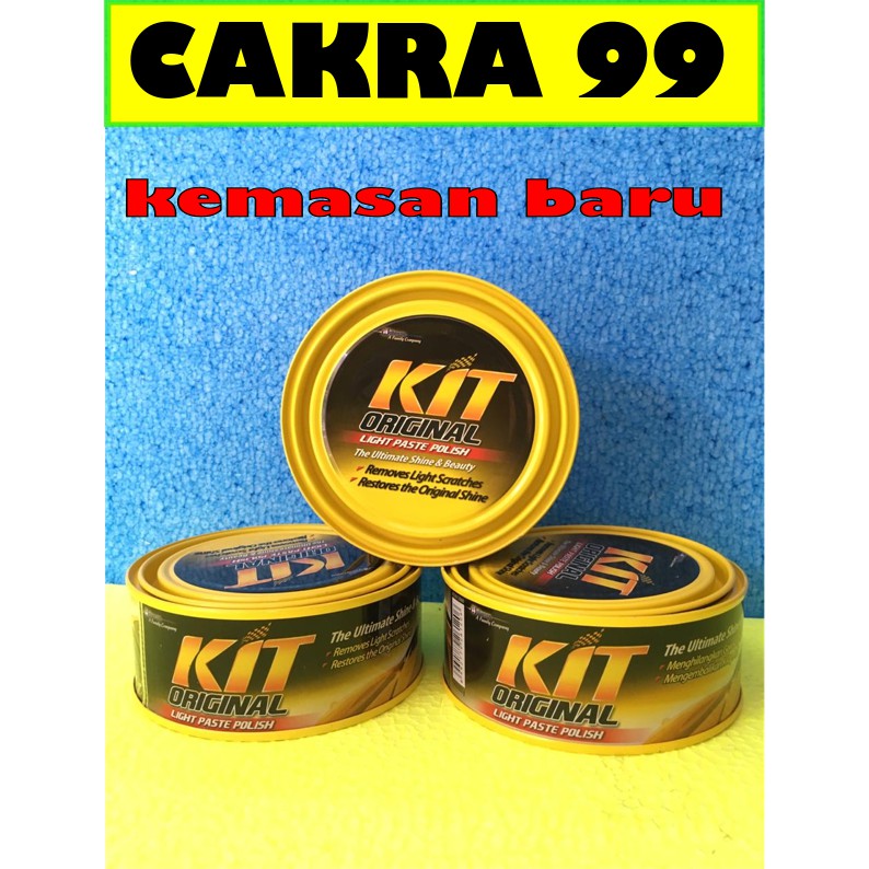 Jual KIT Poles Paste Wax Original Kaleng Kuning 225 gr | Shopee Indonesia