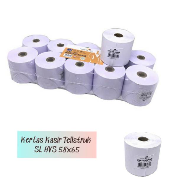 Jual Kertas Kasir Tellstruk SL HVS 58x65 | Shopee Indonesia