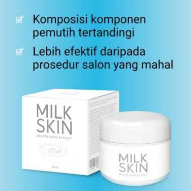 Jual MILK SKIN Cream Wajah Asli Alami Lulus Uji BPOM MilkSkin | Shopee ...