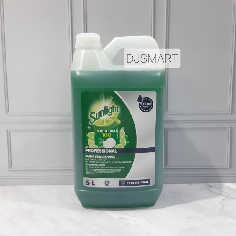Jual Sunlight Cairan Pencuci Piring 5 Liter / Sunlight Professional 5 L | Shopee Indonesia