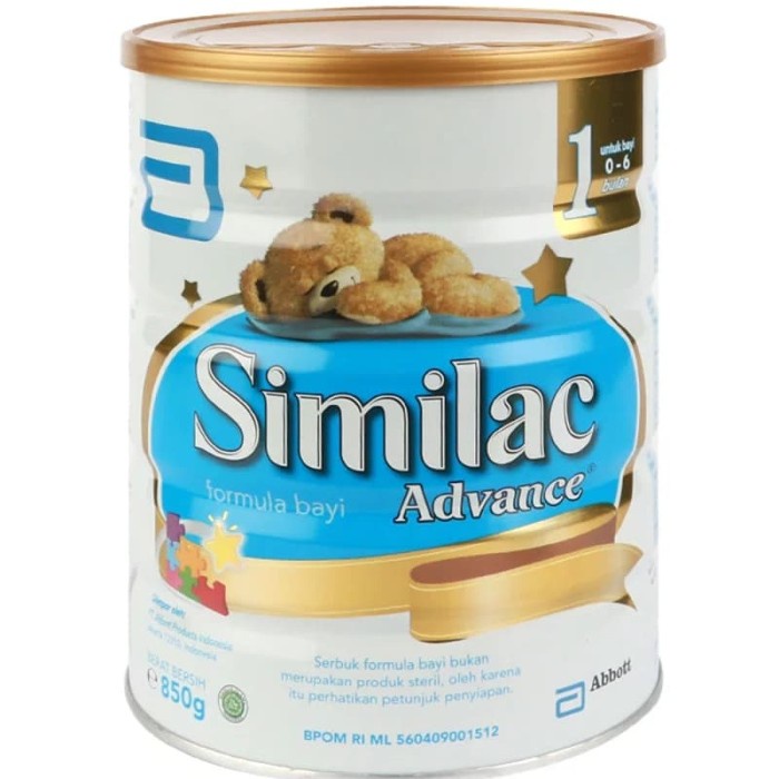 Jual Similac Susu Formula Bayi Advance 1 850g Indonesia|Shopee Indonesia