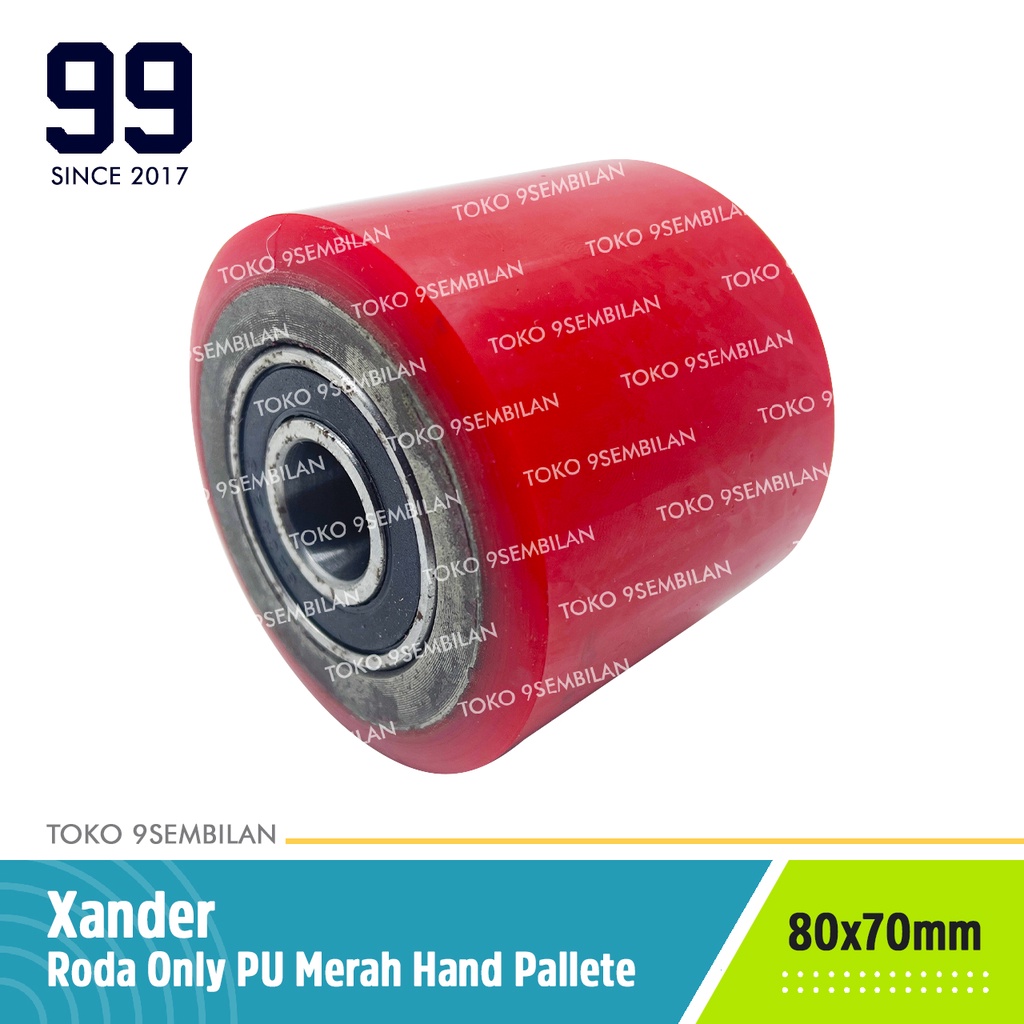 Jual Roda Hand Pallet Lift PU 80 x 70mm Double Bearing Palet | Shopee ...