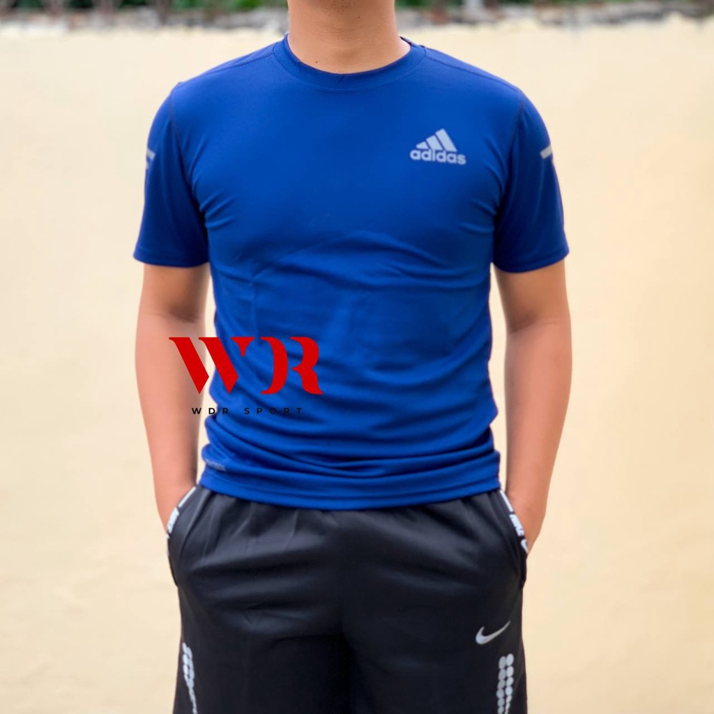 Jual Baju Training Olahraga PRIA Wanita Kaos Running Lari Badminton ...