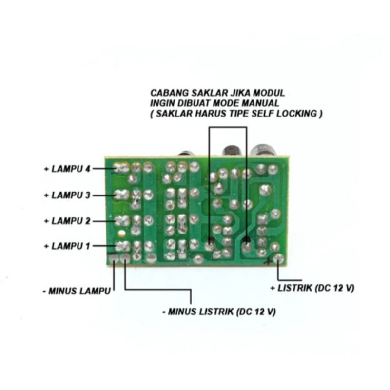 Jual Modul Strobo Led 4tr Otomatis 4 Chanel 6 Mode Kedip | Shopee Indonesia
