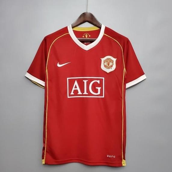 Jual JERSEY BOLA RETRO KLASIK MANCHESTER UNITED 06-07 2006 2007 BAJU MU ...