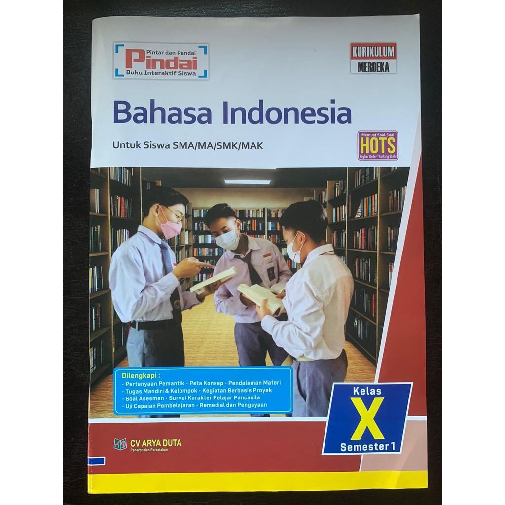 Jual LKS Kurikulum Merdeka SMA/MA/SMK//MAK - Bahasa Indonesia X ...