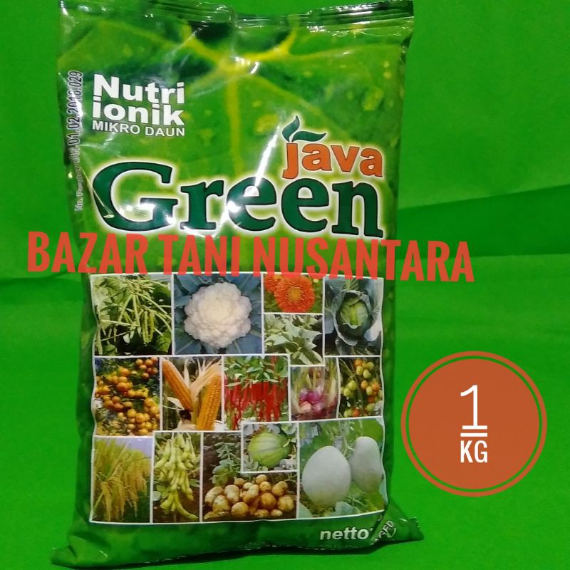 Jual Nutrisi daun pupuk micro lengkap Java green 1kg pupuk pelengkap ...