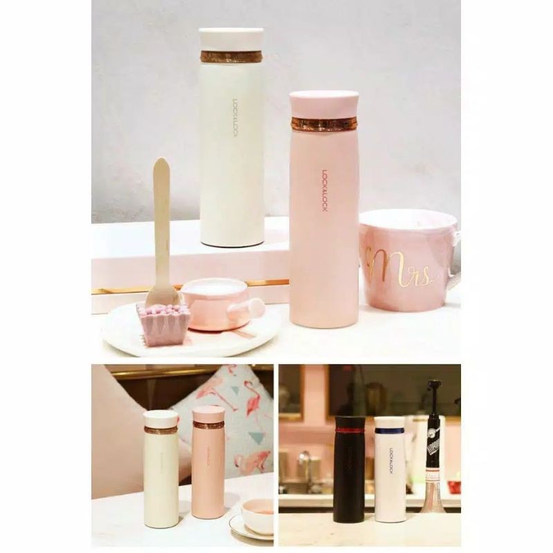 Jual LocknLock Exclusive Feather Ring Vacum Tumbler 450ml-LHC4131IVY ...