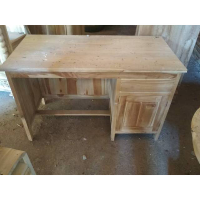 Jual Meja kantor mentahan kayu jatu | Shopee Indonesia