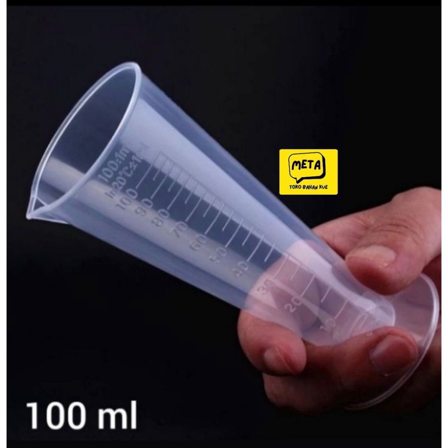 Jual GELAS UKUR 100ML / GELAS TAKAR 100ML / MEASURING CUP 100ML ...