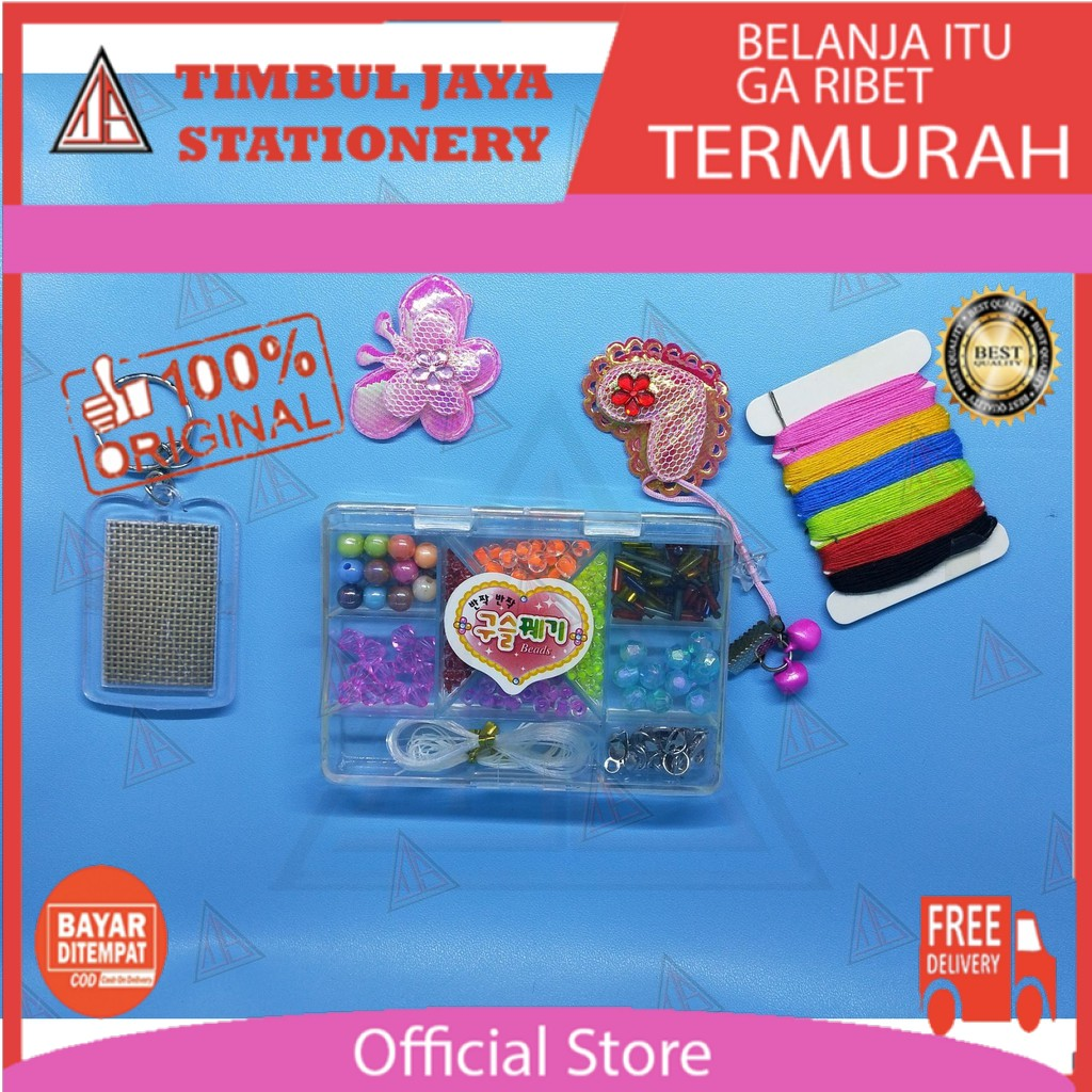 Jual Kerajinan Tangan Manik-Manik DIY Strimin Komatore | Shopee Indonesia