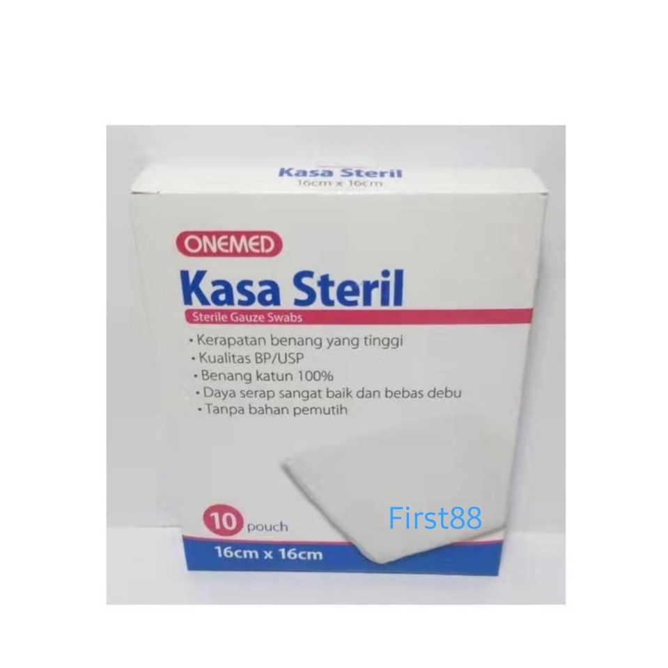 Jual ORIGINAL Kasa Steril 16x16cm Onemed / Gauze Swab Steril Kassa One ...
