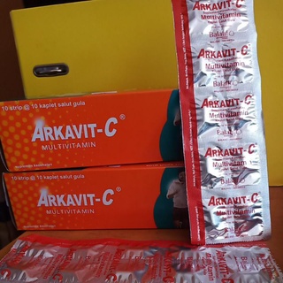 Jual Arkavit - C Multivitamin strip isi 10 tablet | Shopee Indonesia