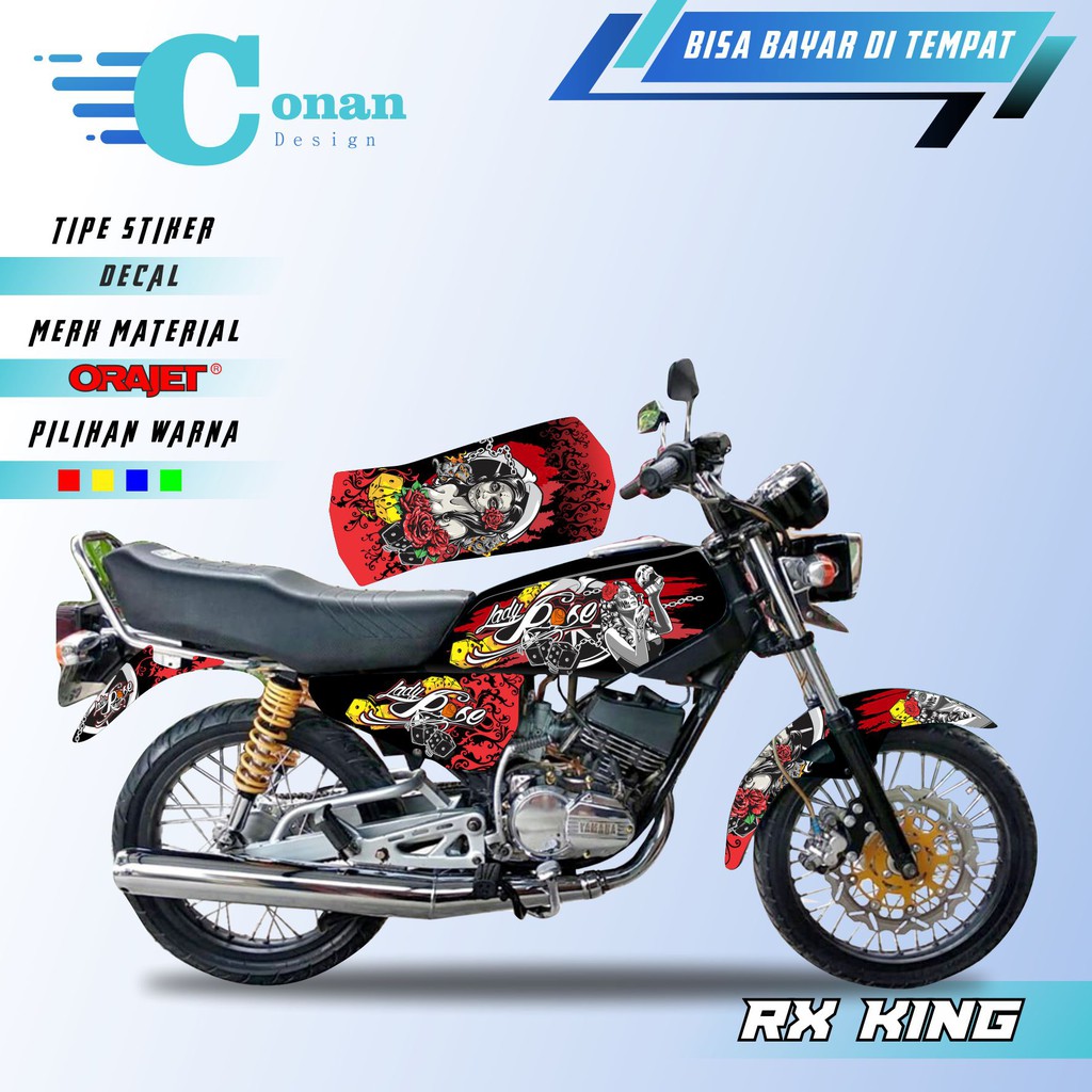 Jual Decal RX King Lady Rose Terkeren | Shopee Indonesia