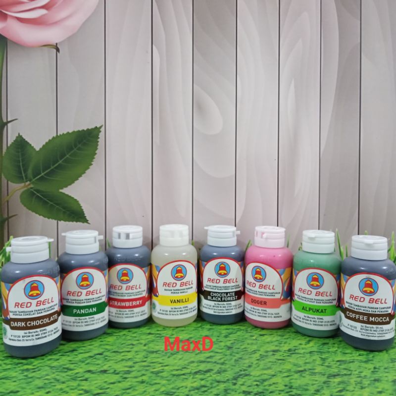 Jual Red Bell Perisa & Pewarna Variant 55ml | Shopee Indonesia