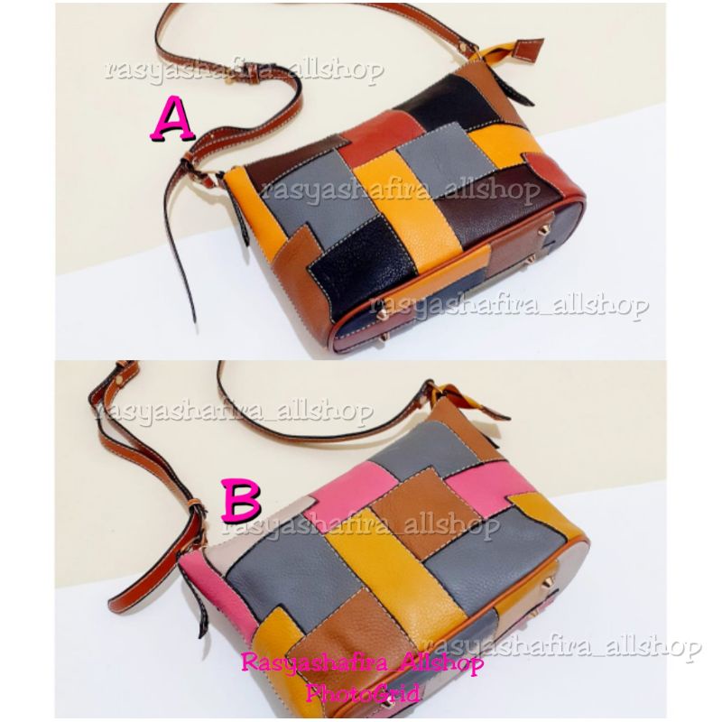 Jual tas kulit asli garut tas kulit wanita tas selempang perca murah ...