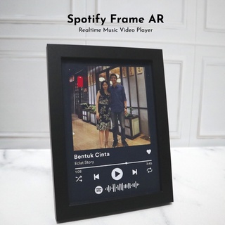 Jual [GIFT KEREN] SPOTIFY FRAME AR - Pigura Video | custom gift Pigura ...