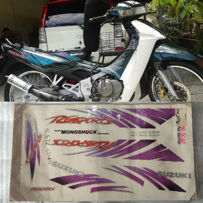 Jual striping sticker suzuki RG SPORTS suzuki TORNADO JETCOOL SATRIA ...