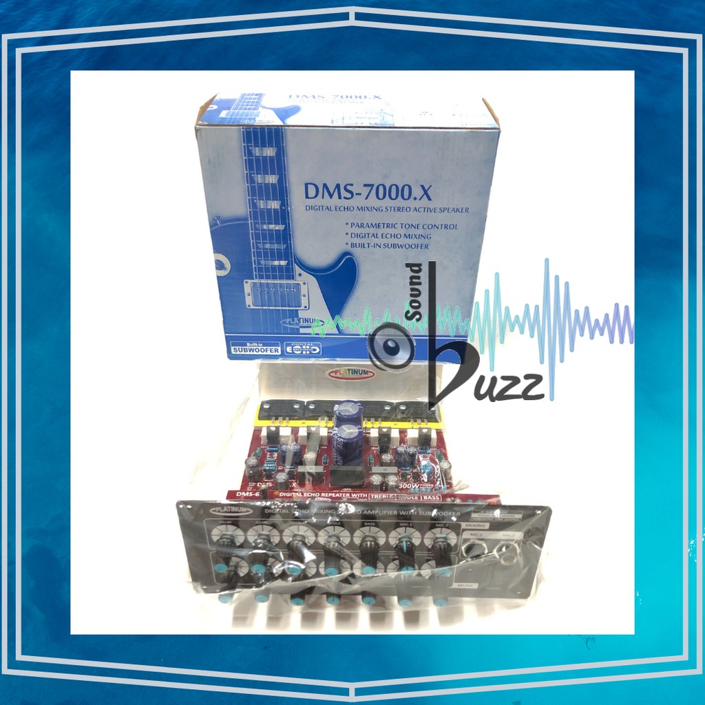 Jual PLATINUM DMS 7000 X Digital Echo Mixing Stereo Active Speaker ...