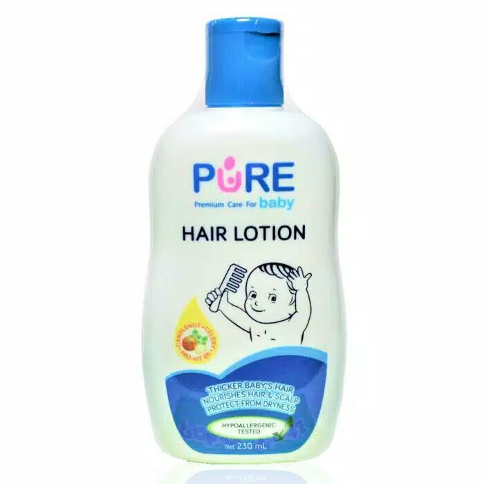 Jual ORIGINAL PURE BABY HAIR LOTION 230ML | Shopee Indonesia