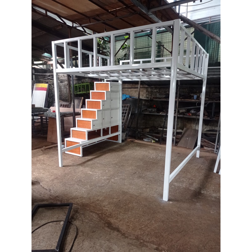 Jual Ranjang Tingkat Atas Besi Hollow Big Size Custom Tangga Rak ...