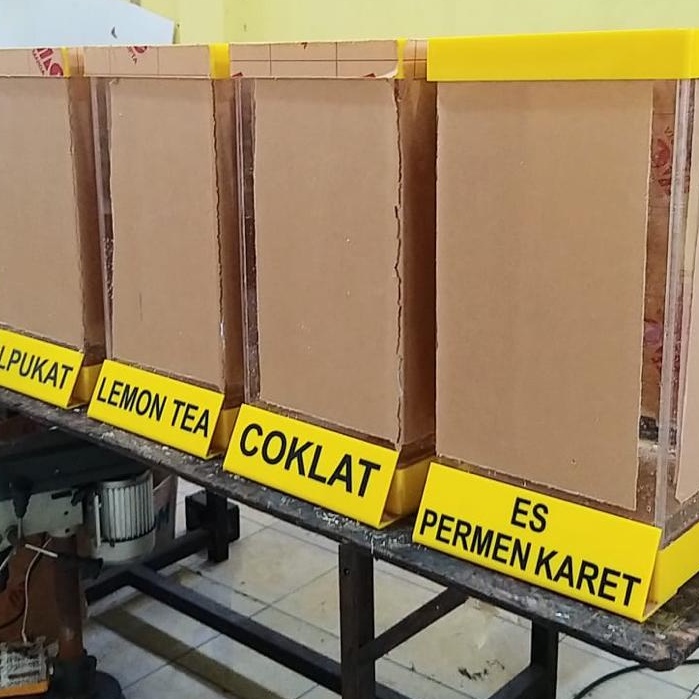 Jual Nama Minuman Es Tulisan ES Buah Acrylic Tulisan Custom | Shopee ...