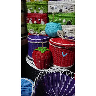 Jual tempat permen karakter rotan sintesis / tempat permen unik/ tempat ...