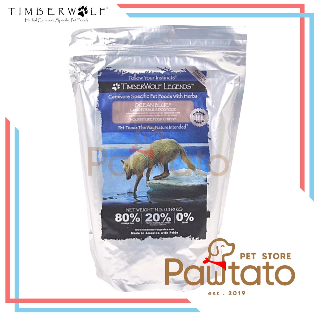 Jual Makanan Anjing Timberwolf Ocean Blue Dog Food Allergy Peradangan ...