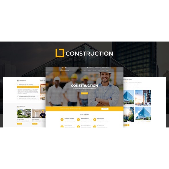 Jual Construction Business & Building Company Theme - GPL | Shopee Indonesia