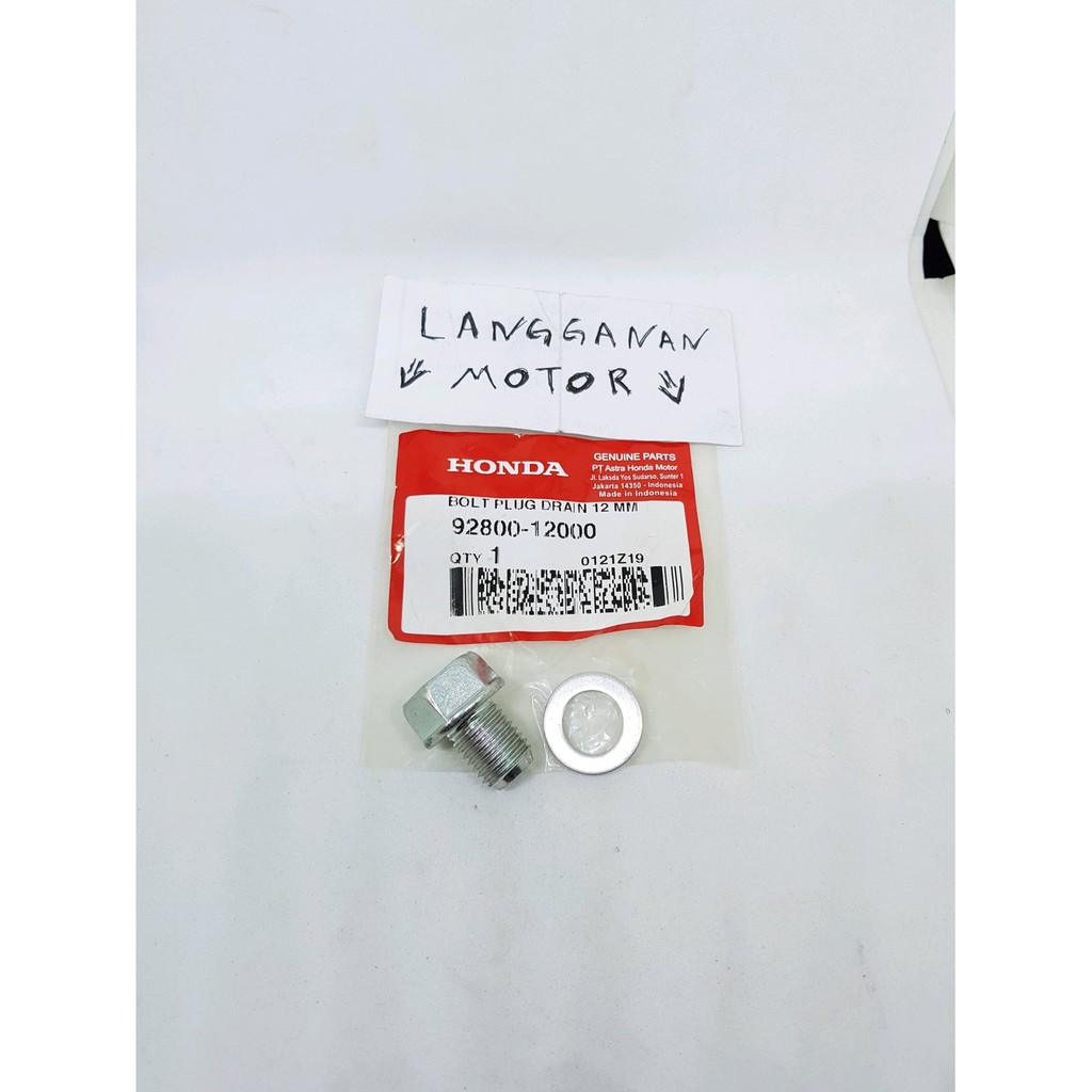 Jual BAUT OLI BOLT DRAIN BAUT PEMBUANGAN OLI MESIN SUPRA X 125 KARISMA ...
