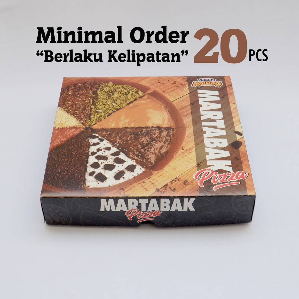 Jual Dus Box Martabak Pizza / Sedap Mantap Martabak Pizza Uk 25 x 25 x ...