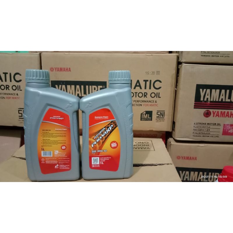 Jual OLI PRIMA XP 1000 ML SAE 20W -50 API SL | Shopee Indonesia