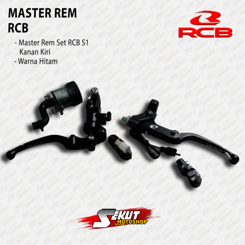 Jual Master rem radial RCB S1 set kopling tipe S1 black original rcb ...