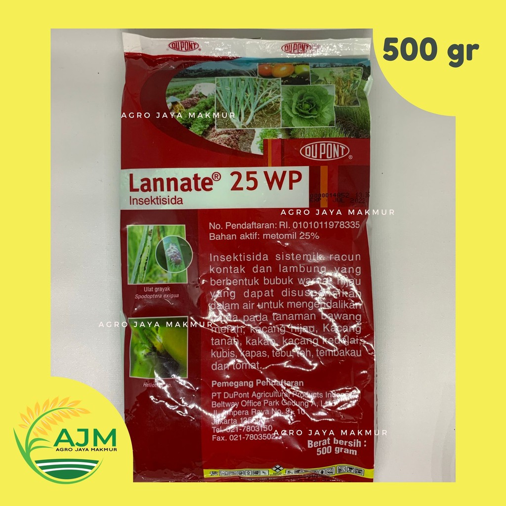 Jual Lannate 25WP 500gr Insektisida Obat Hama Ulat Tanaman | Lannate ...