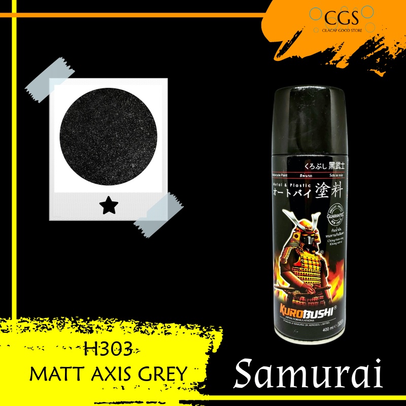 Jual Pilok Samurai MATT AXIS GREY H303 - pilok samurai grey metalik ...