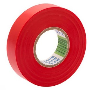 Jual ISOLASI LISTRIK NITTO MERAH / RED ELECTRICAL TAPE 20 METER ...