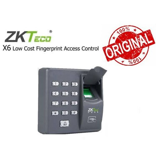 Jual ZKTeco X6 ACCESS CONTROL DOOR FINGERPRINT RFID Dan PIN Indonesia|Shopee Indonesia