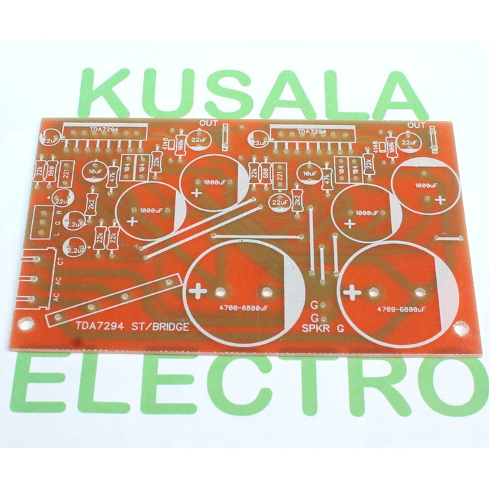 PCB TDA7294 Stereo / PCB Chip TDA 7294 RED | Shopee Indonesia