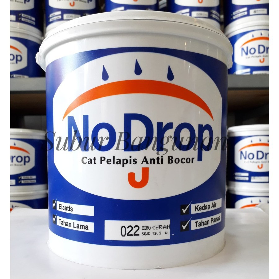 Cat Tembok No Drop Cat WaterProofing Cat Pelapis Anti Bocor 4 Kg | Shopee Indonesia