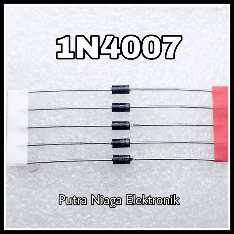 Jual Dioda 1N4007 1A 1000V Rectifier Silicon Diode IN4007 Penyearah 1N ...