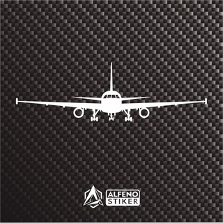 Jual Stiker Siluet Pesawat Boeing 737 20cm Cutting Sticker | Shopee ...